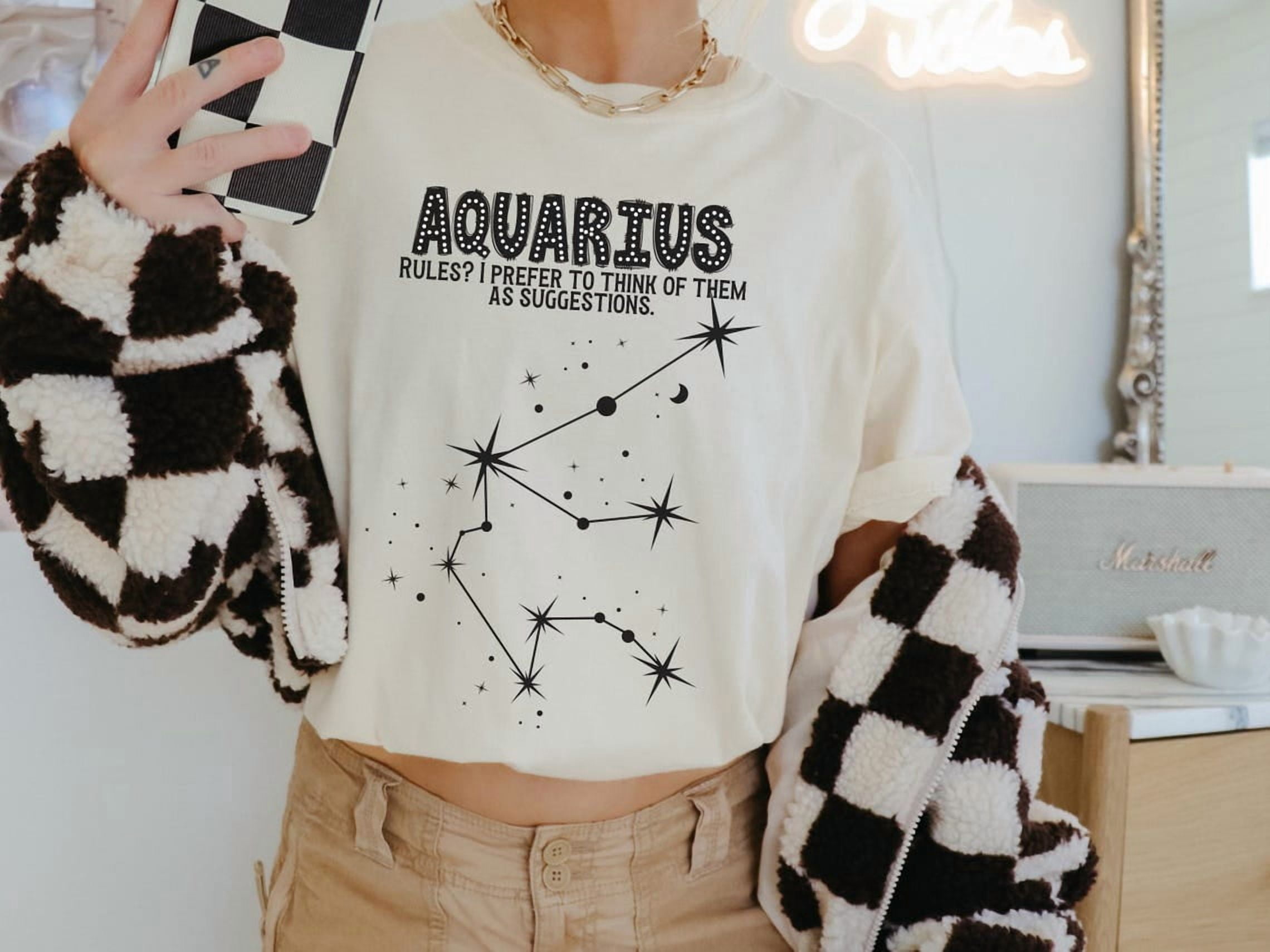 Aquarius For Aquarius Zodiac Shirt Aquarius Birthday Aquarius ...