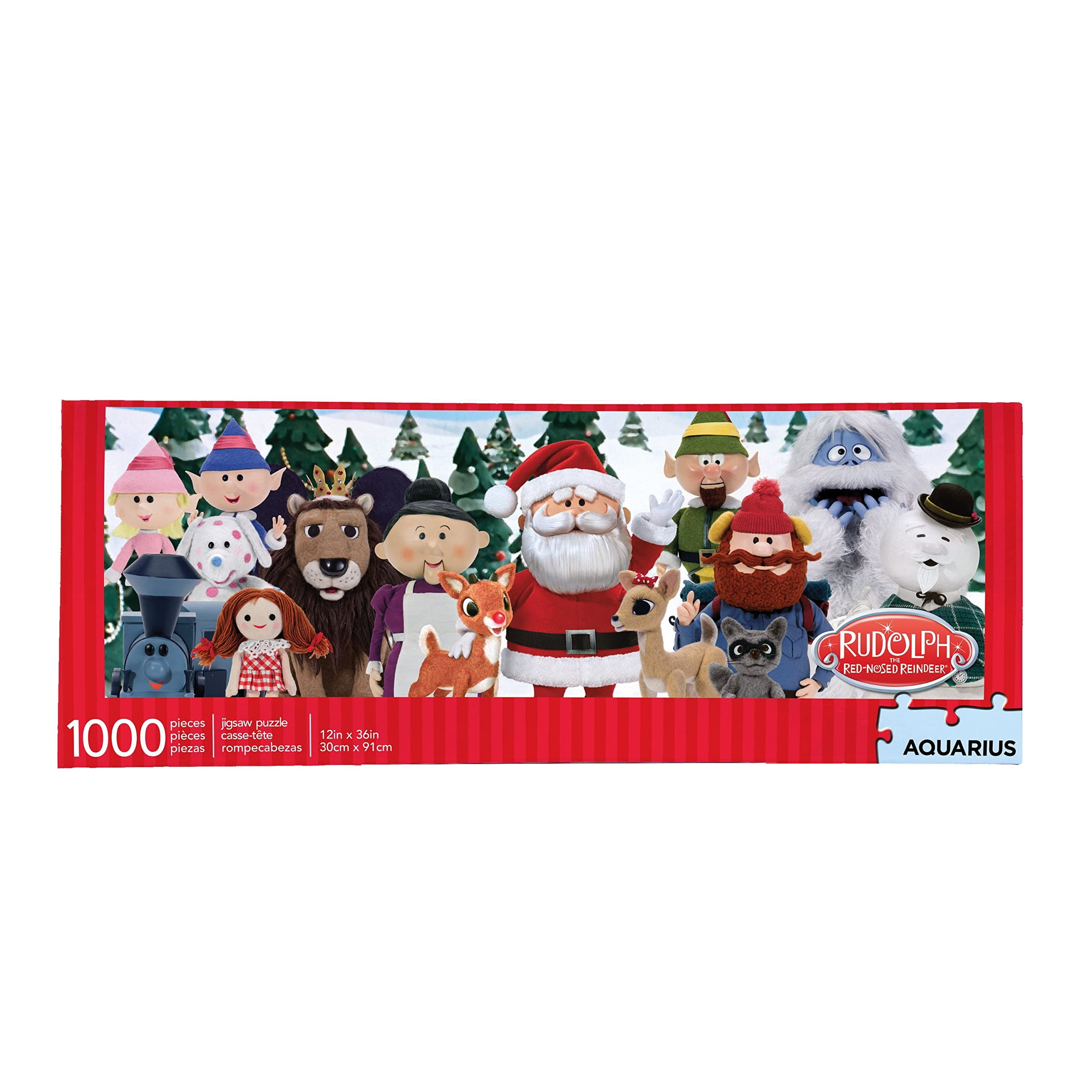 Aquarius Rudolph The Red-Nosed OIF8 1, 000 Pc Slim Puzzle - Walmart.com