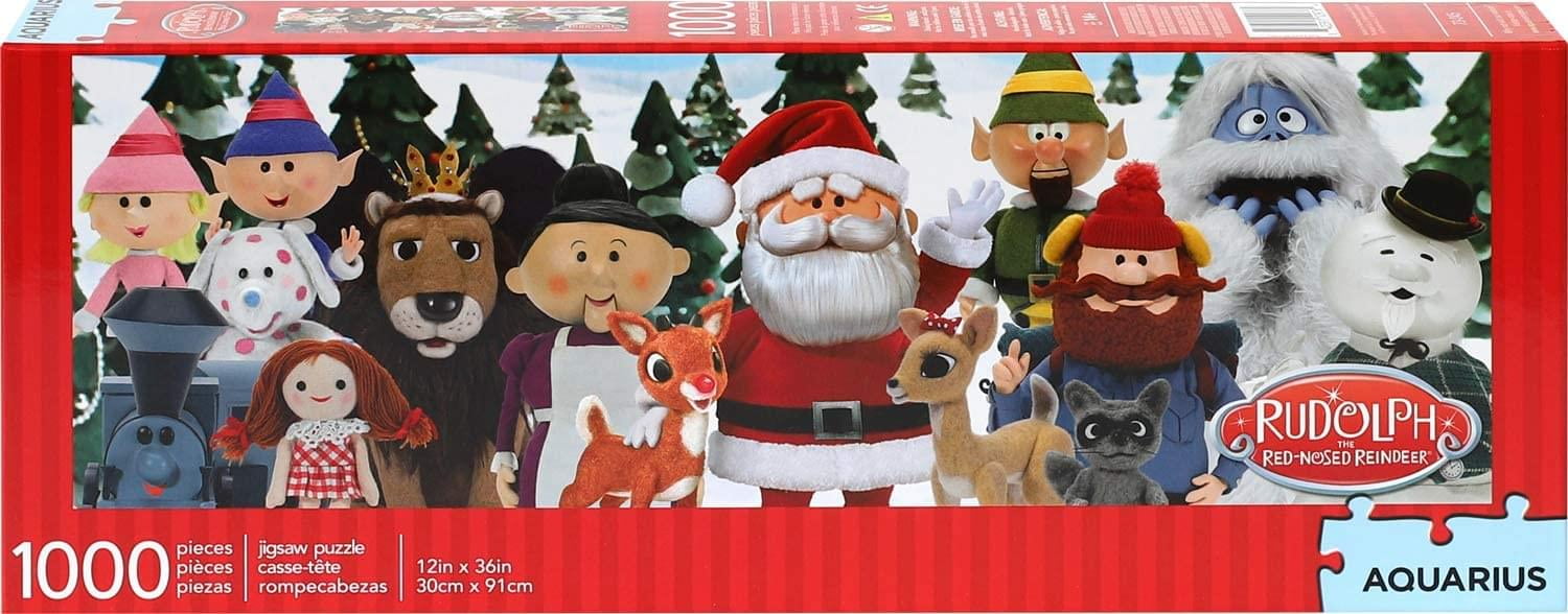 Aquarius Rudolph the Red Nosed Reindeer 1000 Pc Slim Puzzle - Walmart.com