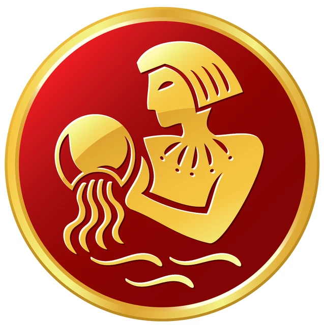 Aquarius Sticker Zodiac Sign Phone Decal Water Bottle Stickers Car ...
