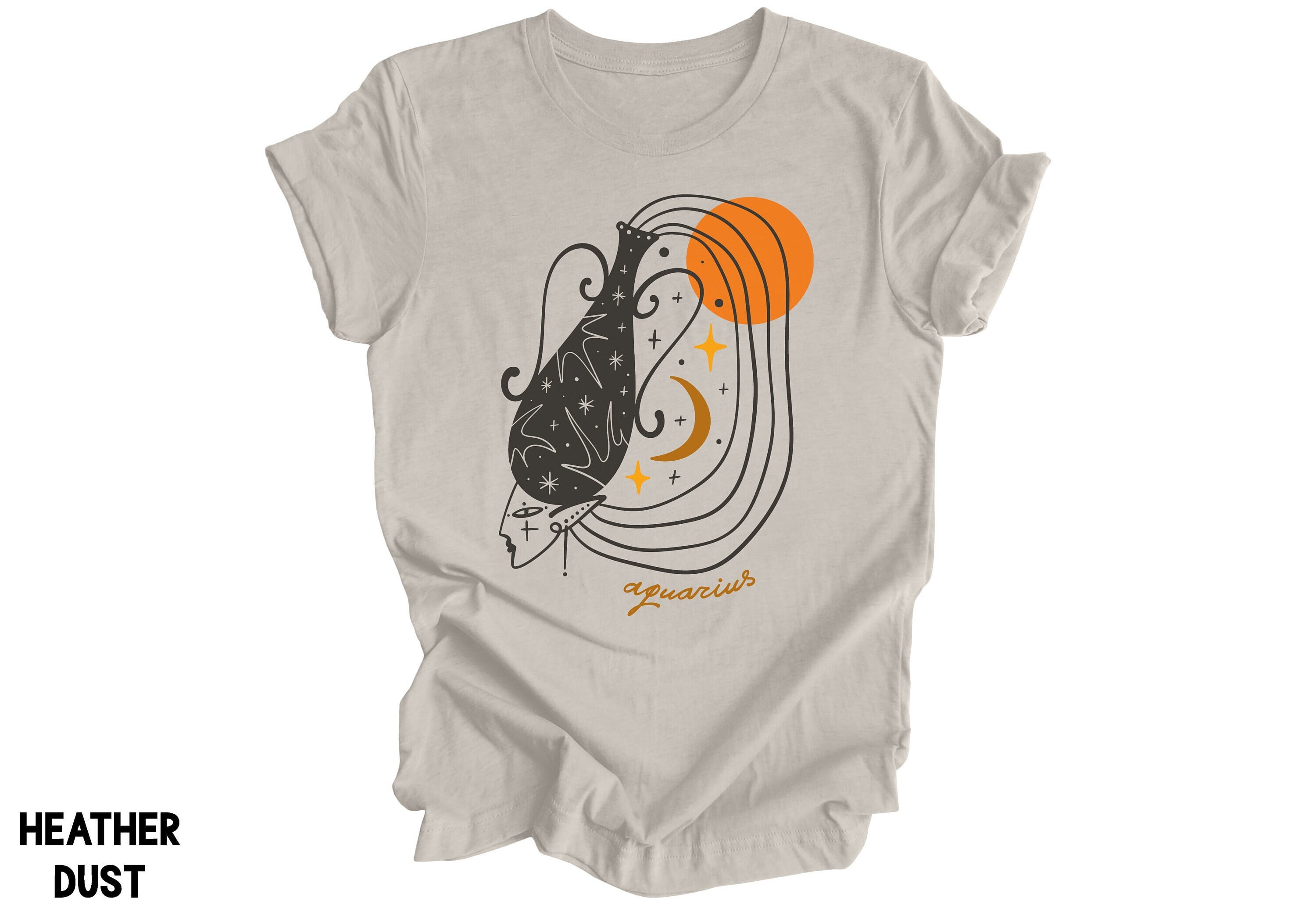 Aquarius T-shirt, Zodiac Shirt, Astrology Graphic Tee, Aquarius Tshirt ...