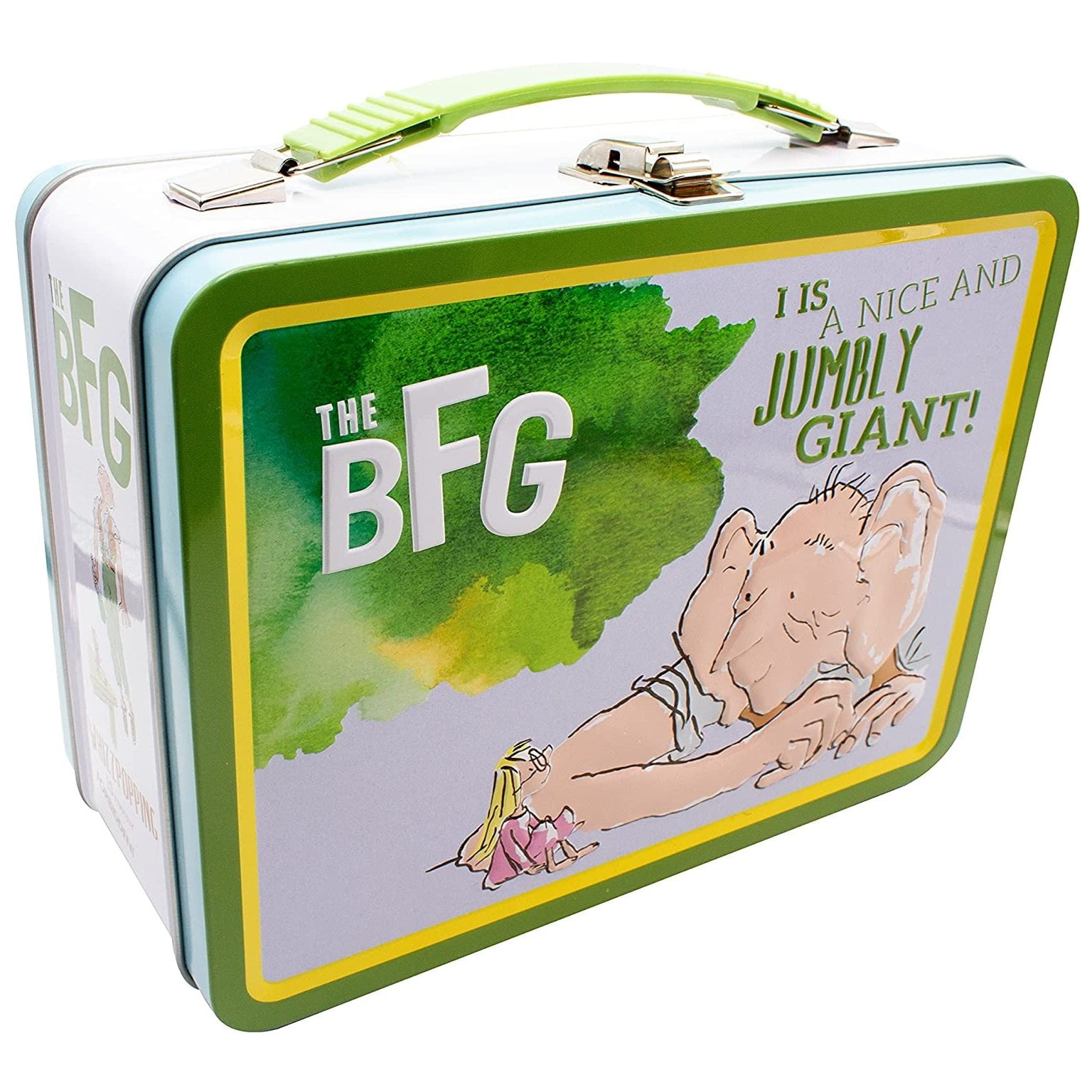 Aquarius The BFG Collectible Sturdy Tin Storage Lunch Box with Plastic ...