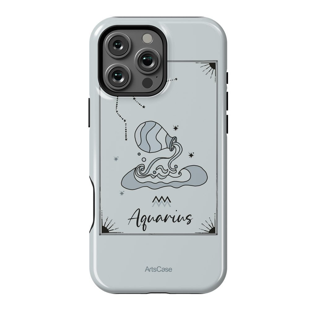 Aquarius Tough Case Zodiac Sign for Your iPhone 11-17 Series - Walmart.com