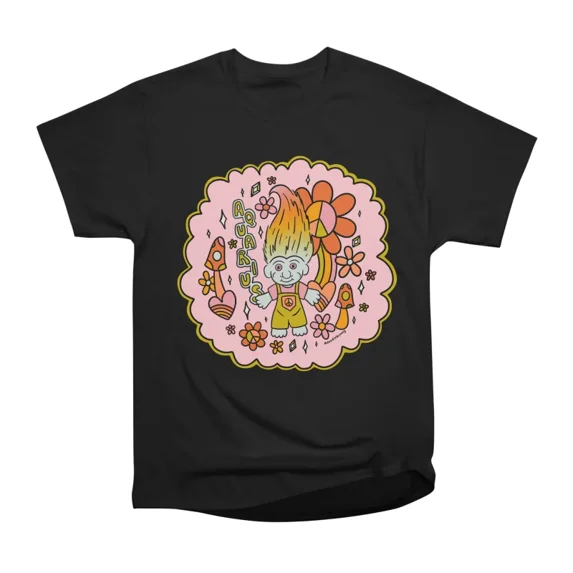 Aquarius Troll T-Shirt Tee Gift For Him Merch For Her Apparel For ...