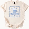 Aquarius Water Pitcher Graphic Shirt Blue Astrology Star Sign Tee Size ...
