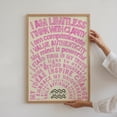 Aquarius Zodiac Sign Daily Affirmations Wall Art Horoscope Motivational ...