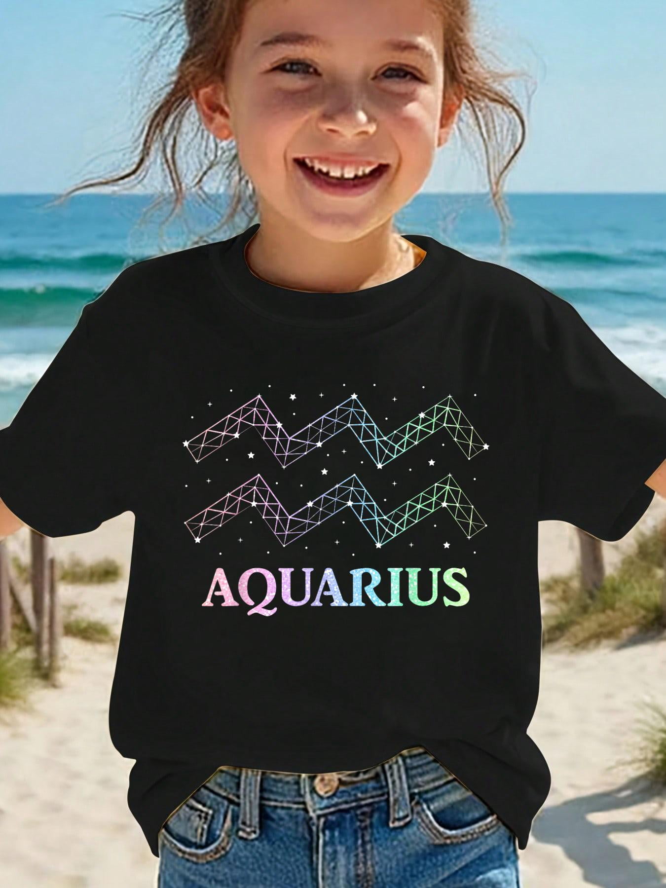 Aquarius Zodiac Sign Men Women Kids Aquarius Birthday Funny Kids T ...