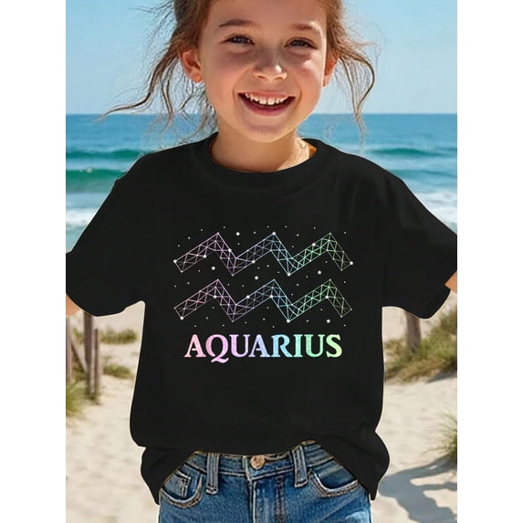 Aquarius Zodiac Sign Men Women Kids Aquarius Birthday Funny Kids T ...
