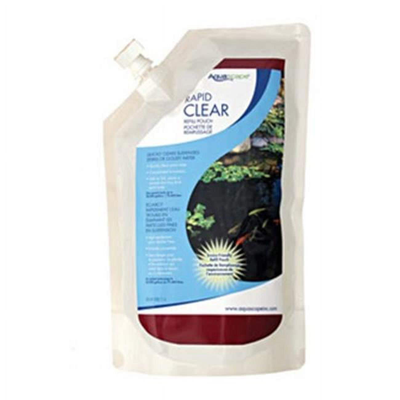 Aquascape 1 liter-33.8 oz. Rapid Clear Refill Pouch - Walmart.com