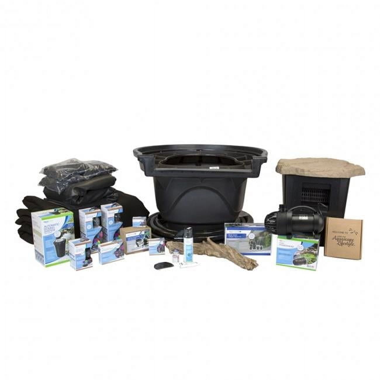 Aquascape Deluxe Large Pond Kit 21 x 26 ft - Outdoor Garden Waterfall ...