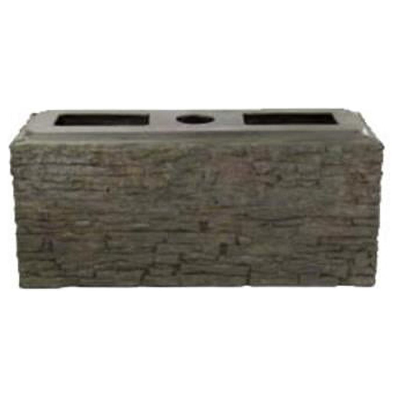 Aquascape 78279 Small Straight Stacked Slate Wall Base - Walmart.com