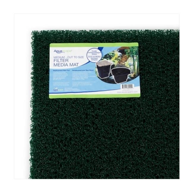 Aquascape 80004 Rigid Plastic Fiber Filter Mat - Medium Density- Green ...