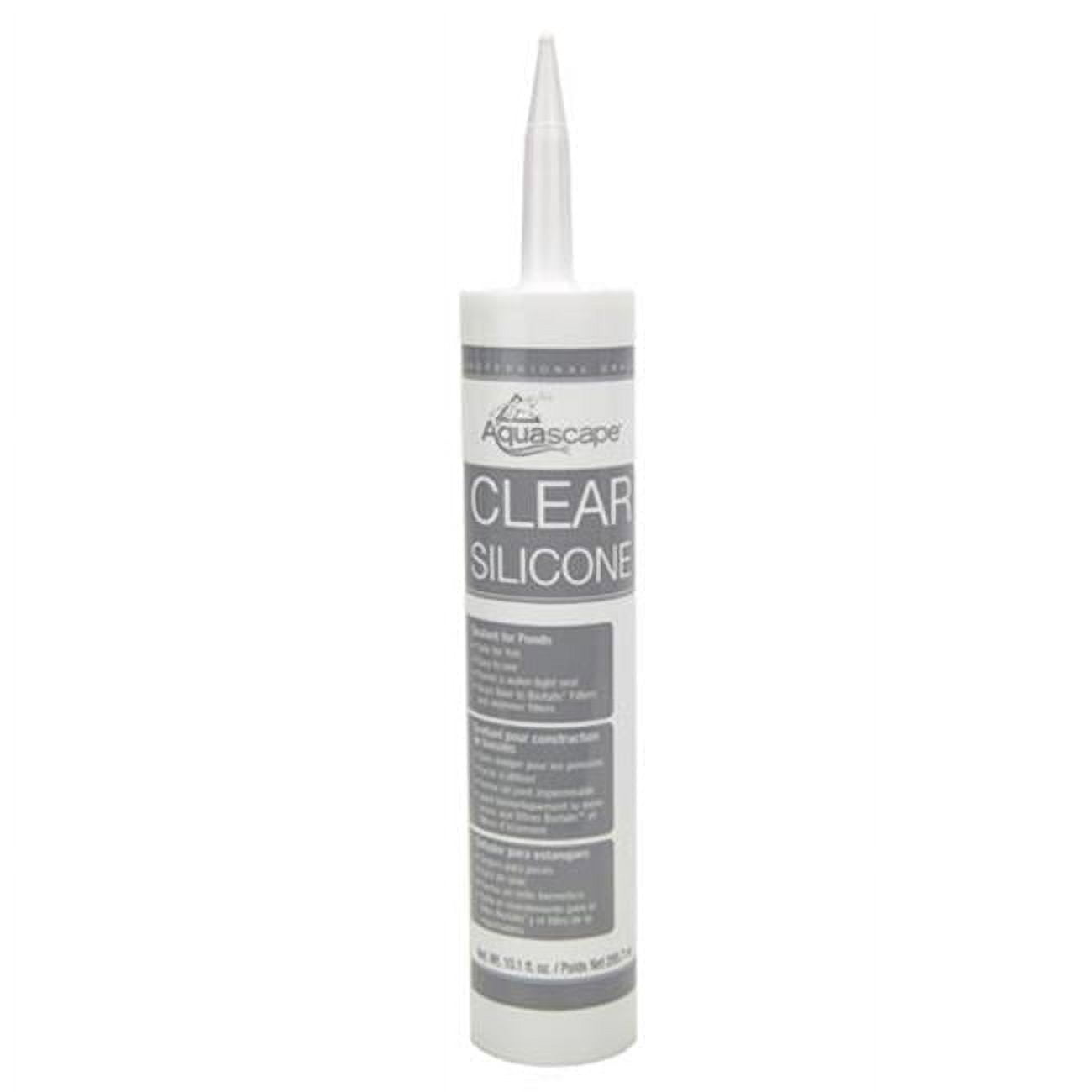 Aquascape 82000 Clear Silicone Sealant Safe for Fish and Plants, 10.1 ...