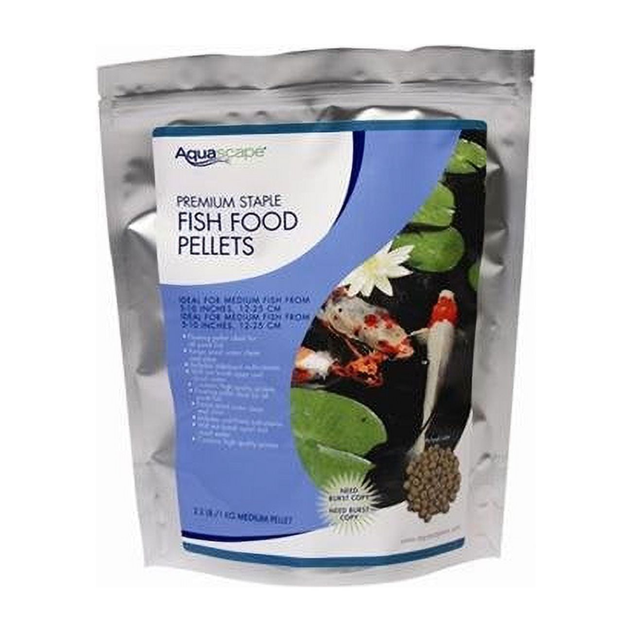 Aquascape 98868 1Kg Premium Staple Fish Food Pellets - Walmart.com