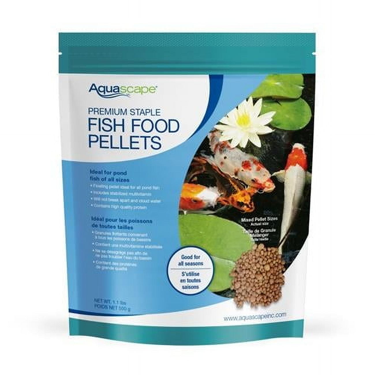 Aquascape AQS81050 500 g Mixed Premium Staple Fish Food - Walmart.com