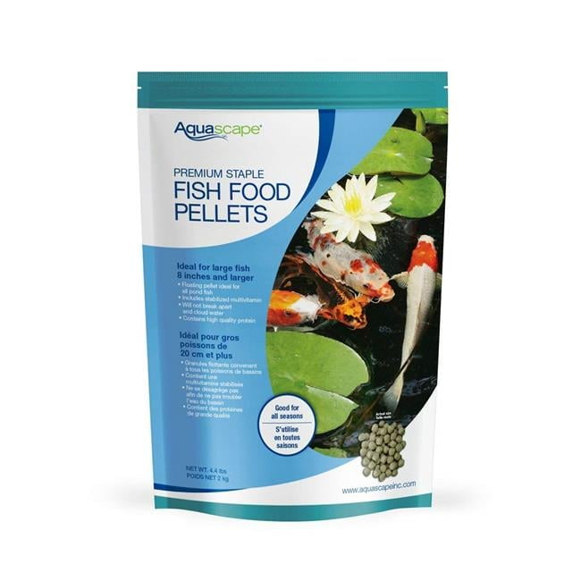 Aquascape AQS98869 2 kg Premium Staple Fish Food Pellets - Walmart.com