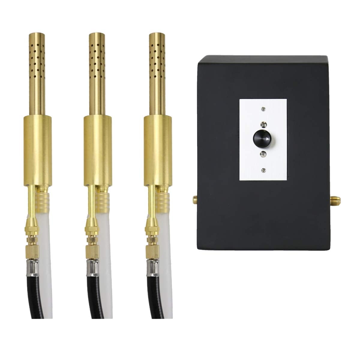 Aquascape Fire and Water Set of 3 Basalt Torch System 58103, Brown ...