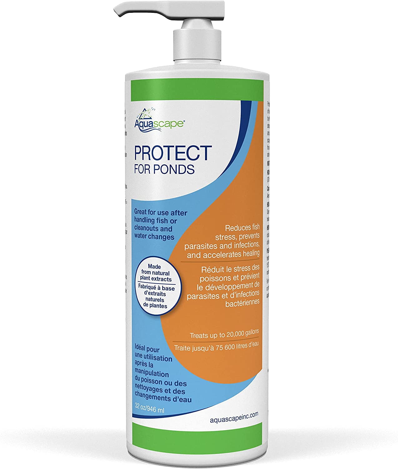 Aquascape PROTECT Water Treatment Koi and Fish Ponds, All-natural ...