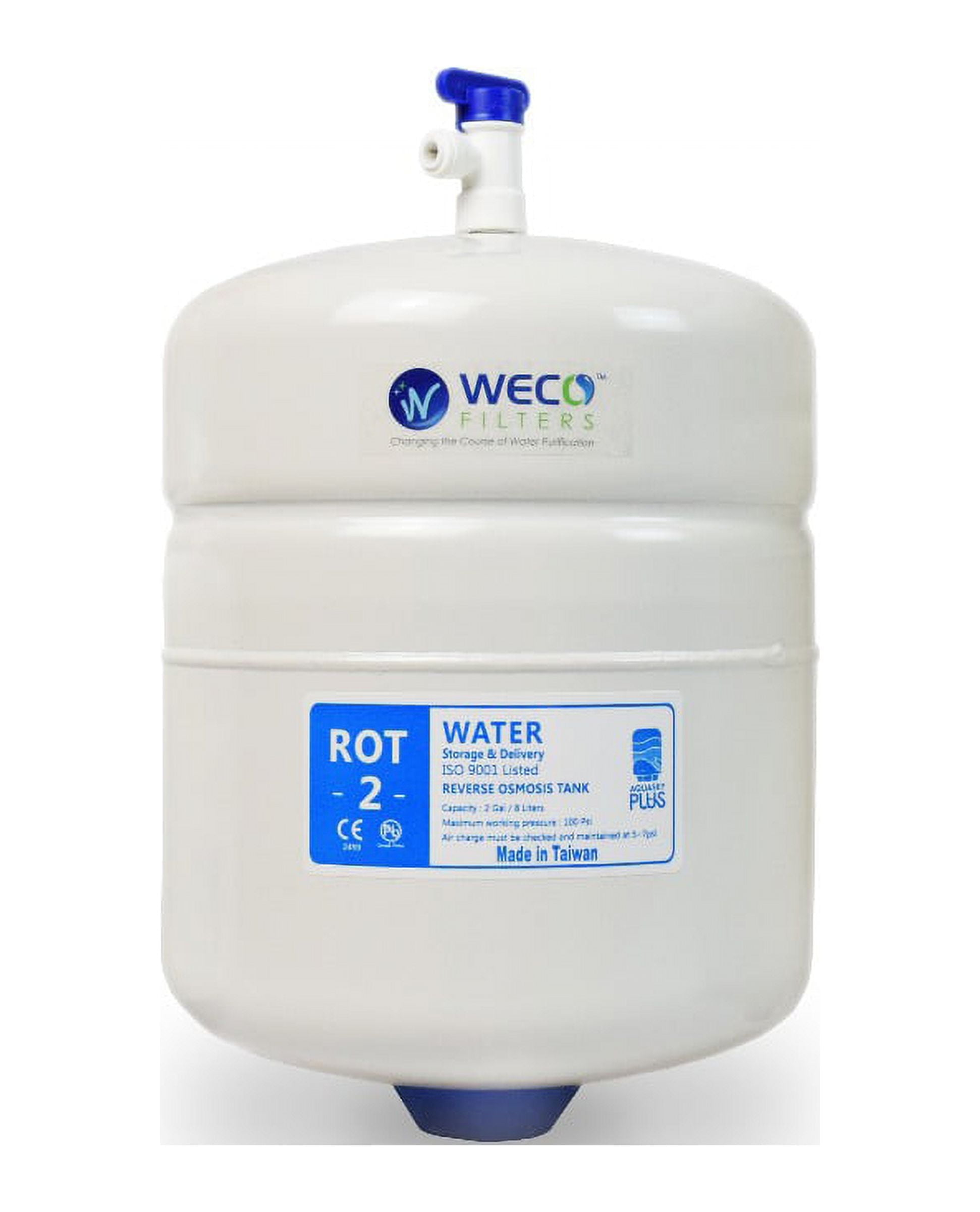 Aquasky Plus ROT-2 Reverse Osmosis Water Storage Tank - Total Capacity ...