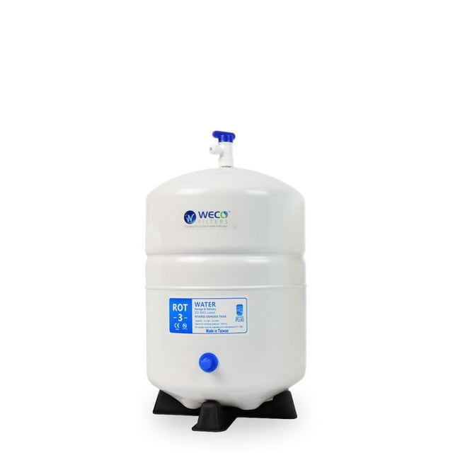 Aquasky Plus ROT-3 Reverse Osmosis Water Storage Tank - Total Capacity 3.0 Gal & appx. 1.8Â gal ...
