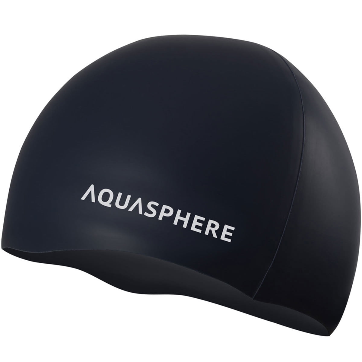 Aquasphere Plain Cap - Adult Swim Cap - Black/White - Walmart.com
