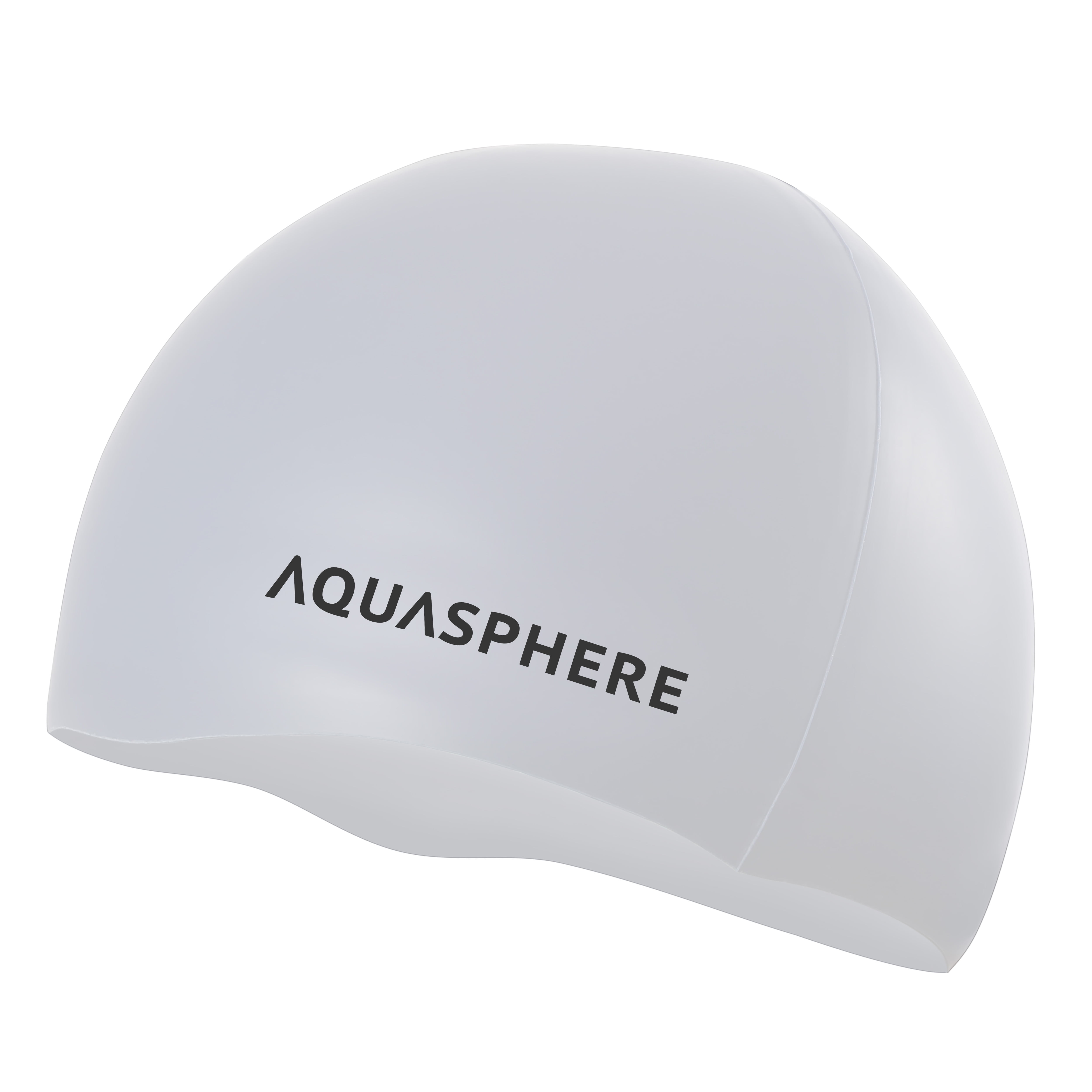 Aquasphere Plain Cap - Adult Swim Cap - White/Black - Walmart.com