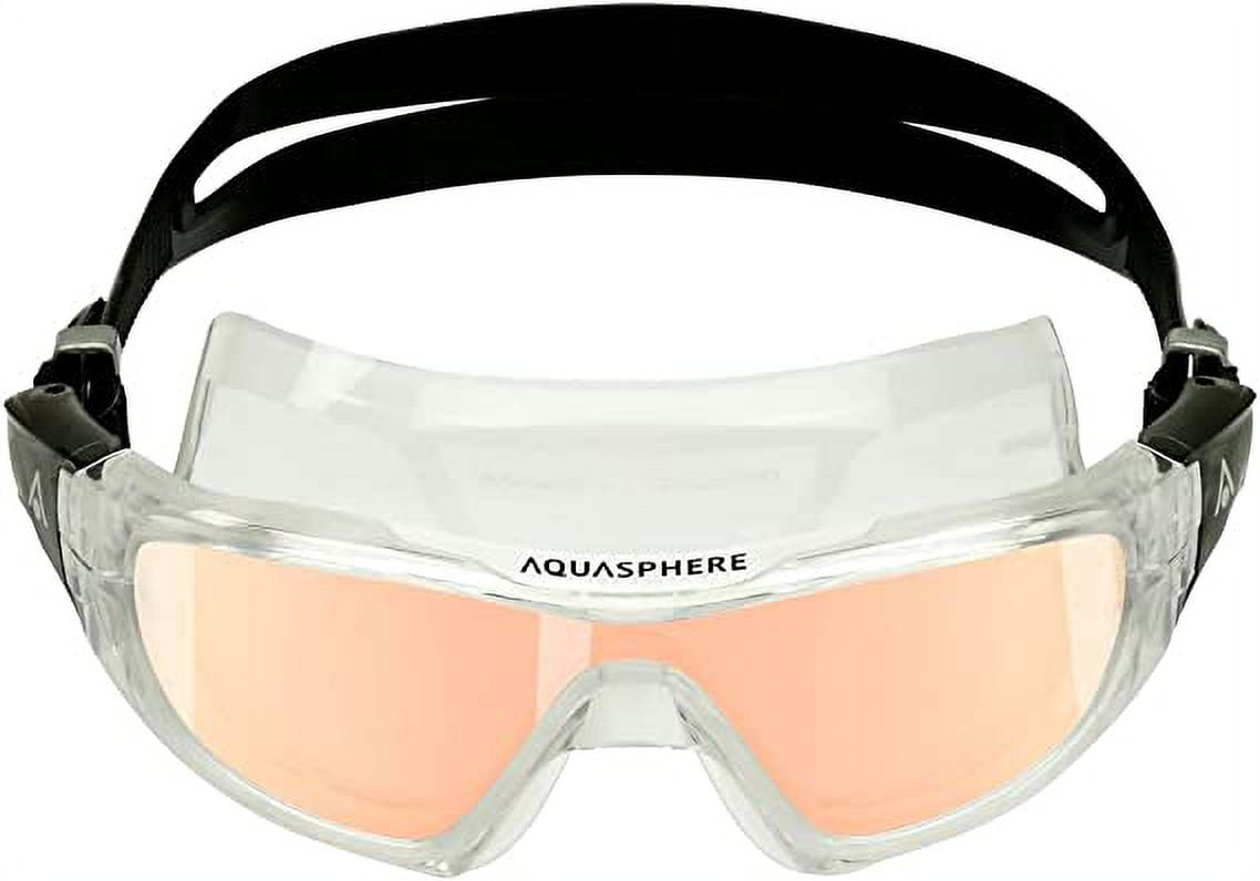 Aqua Sphere Vista Pro Swim Mask, Curved Lens, Silicone Comfort, Adults ...