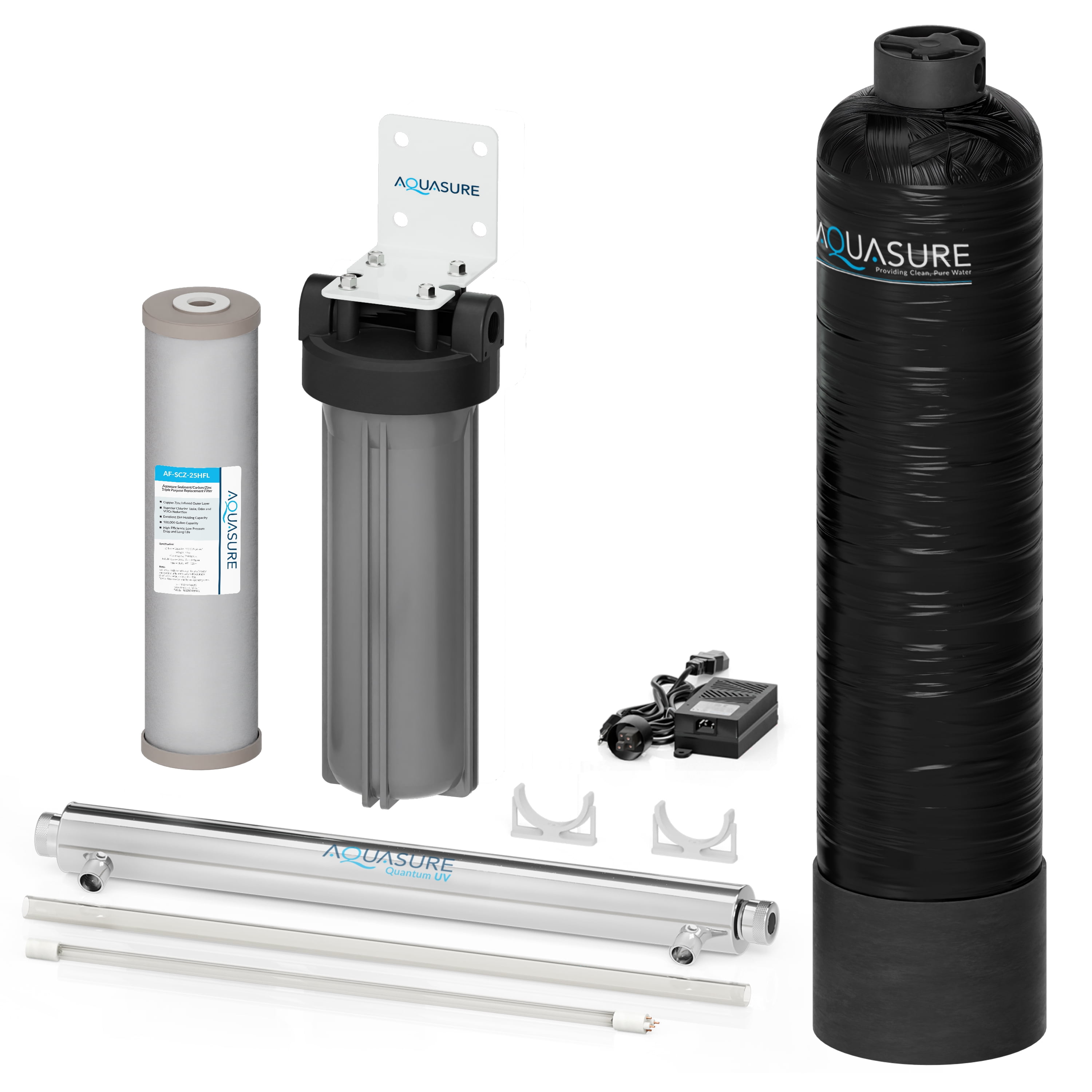 Aquasure 800K Gallons Whole House Salt-Free Water Conditioning/Descaler ...