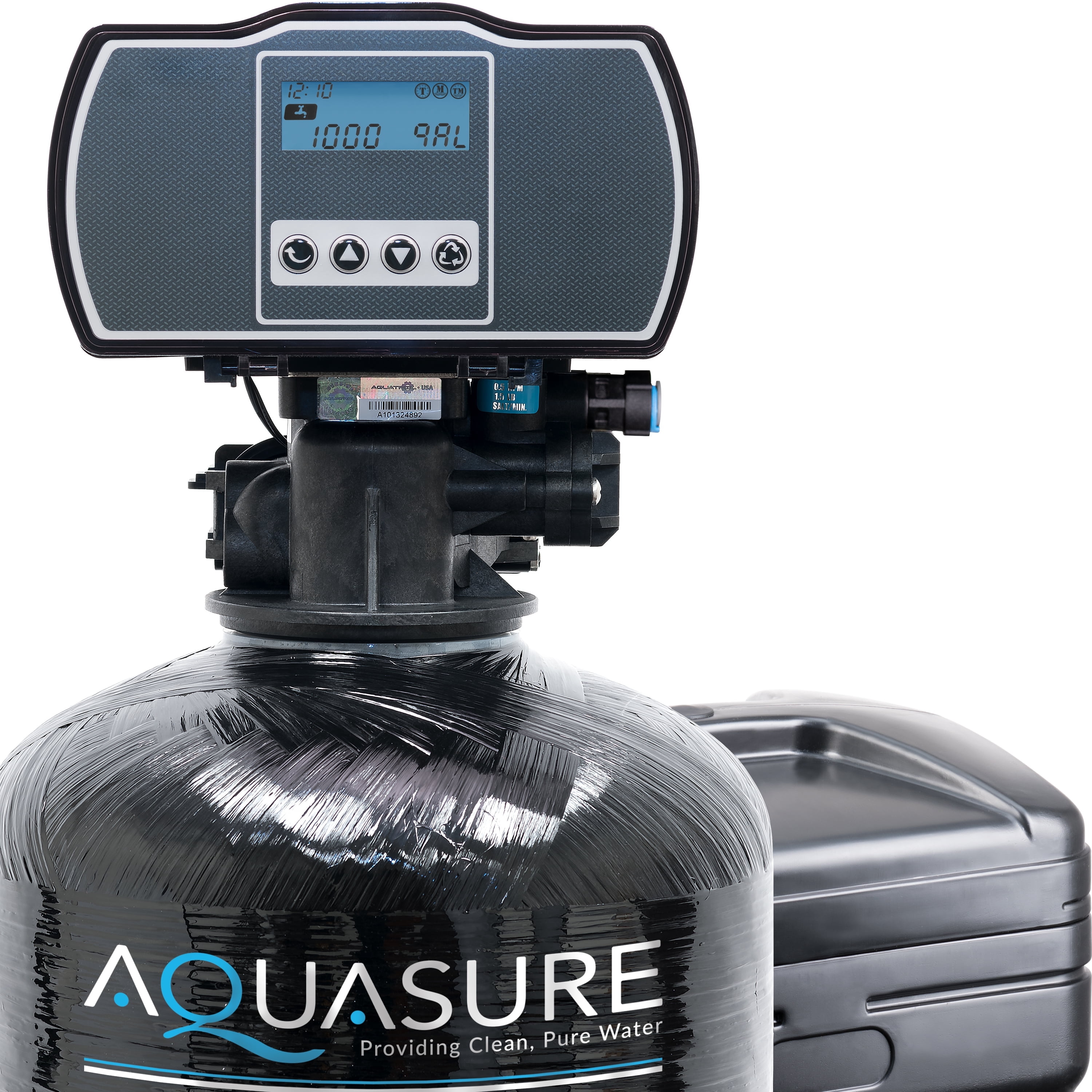 Aquasure USA, Whole House Water Softener, AS-HS64D, 4-6 Bathrooms ...