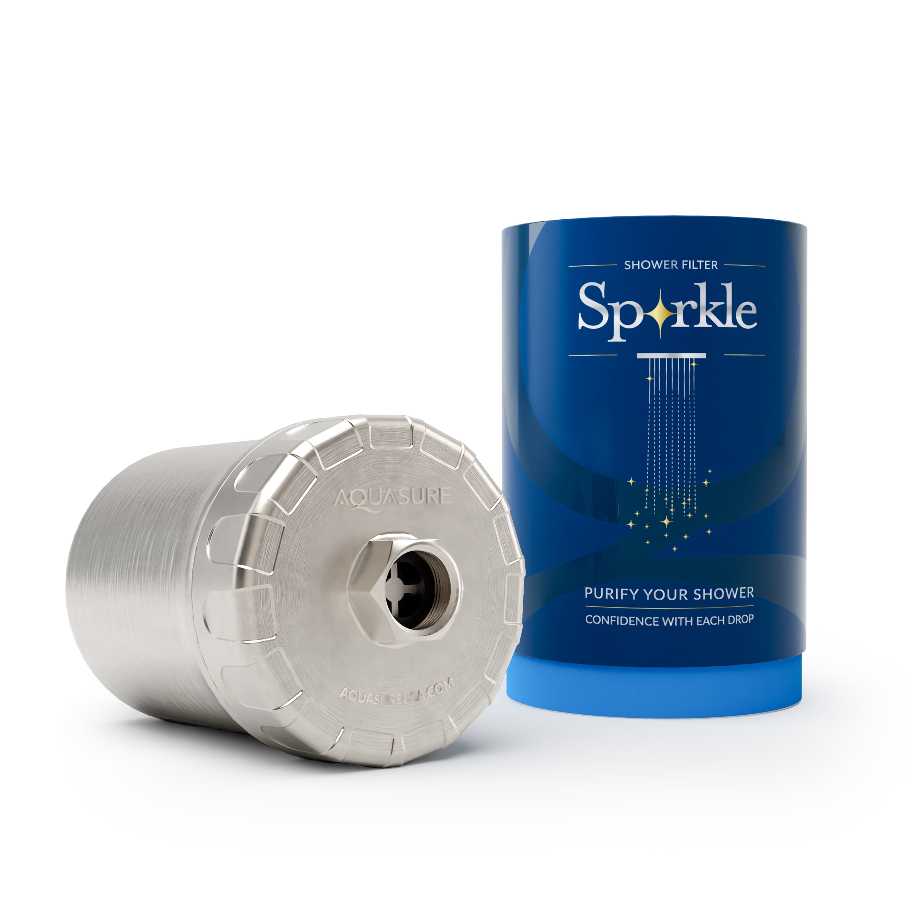 Aquasure High Capacity Universal Shower Filter with Replaceable Multi ...