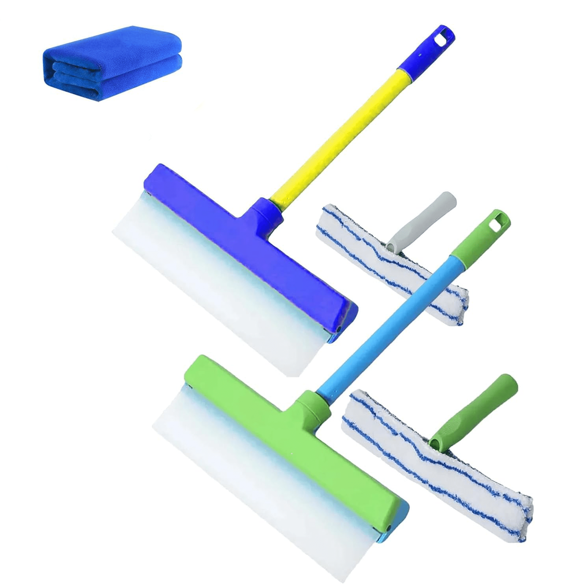 Aquaswipe Window Squeegee, Recyclable Silicone Window Squeegee Kit, 3 ...