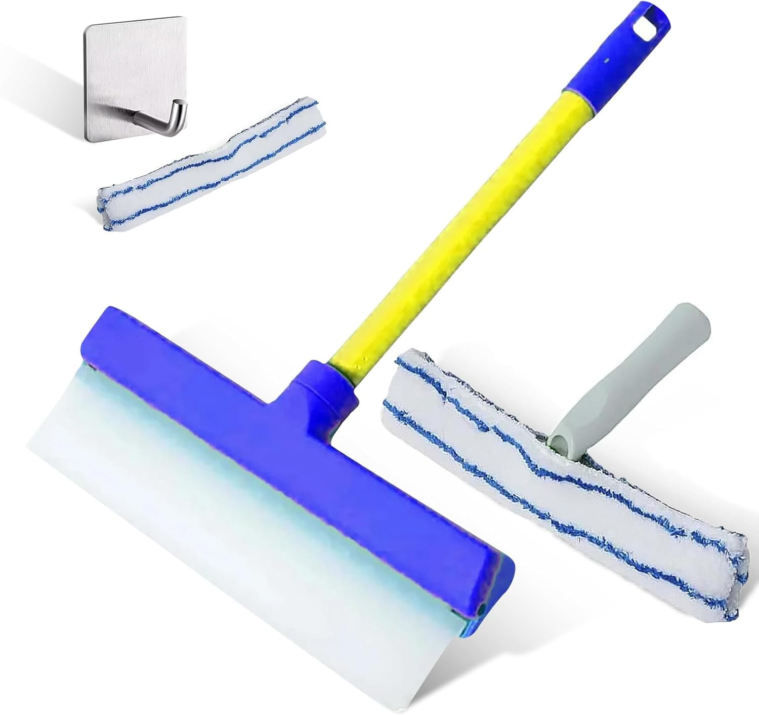 Aquaswipe Window Squeegee,Silicone Window Squeegee Kit,3 In 1 Window ...