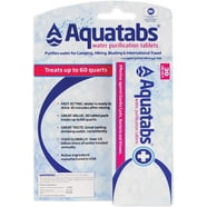 Potable Aqua Iodine Water Purification Tablets, 4 Bottles with 50 Each ...