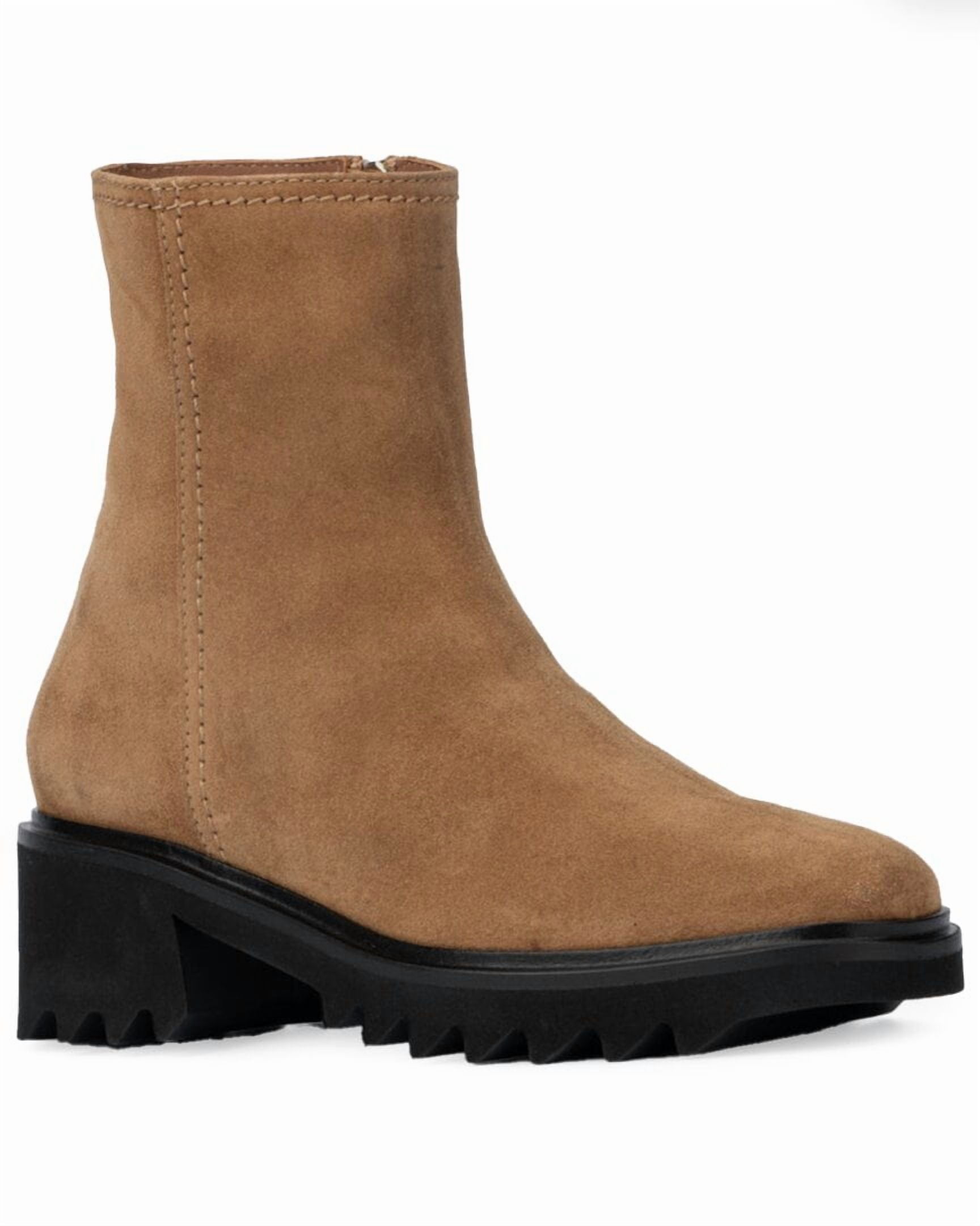 Aquatalia Saundra Weatherproof Suede Boot, 6, Brown - Walmart.com