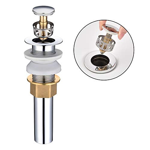 Aquaterior 18" x 12" Modern Rectangle Bathroom Vessel Sink and Drain ...