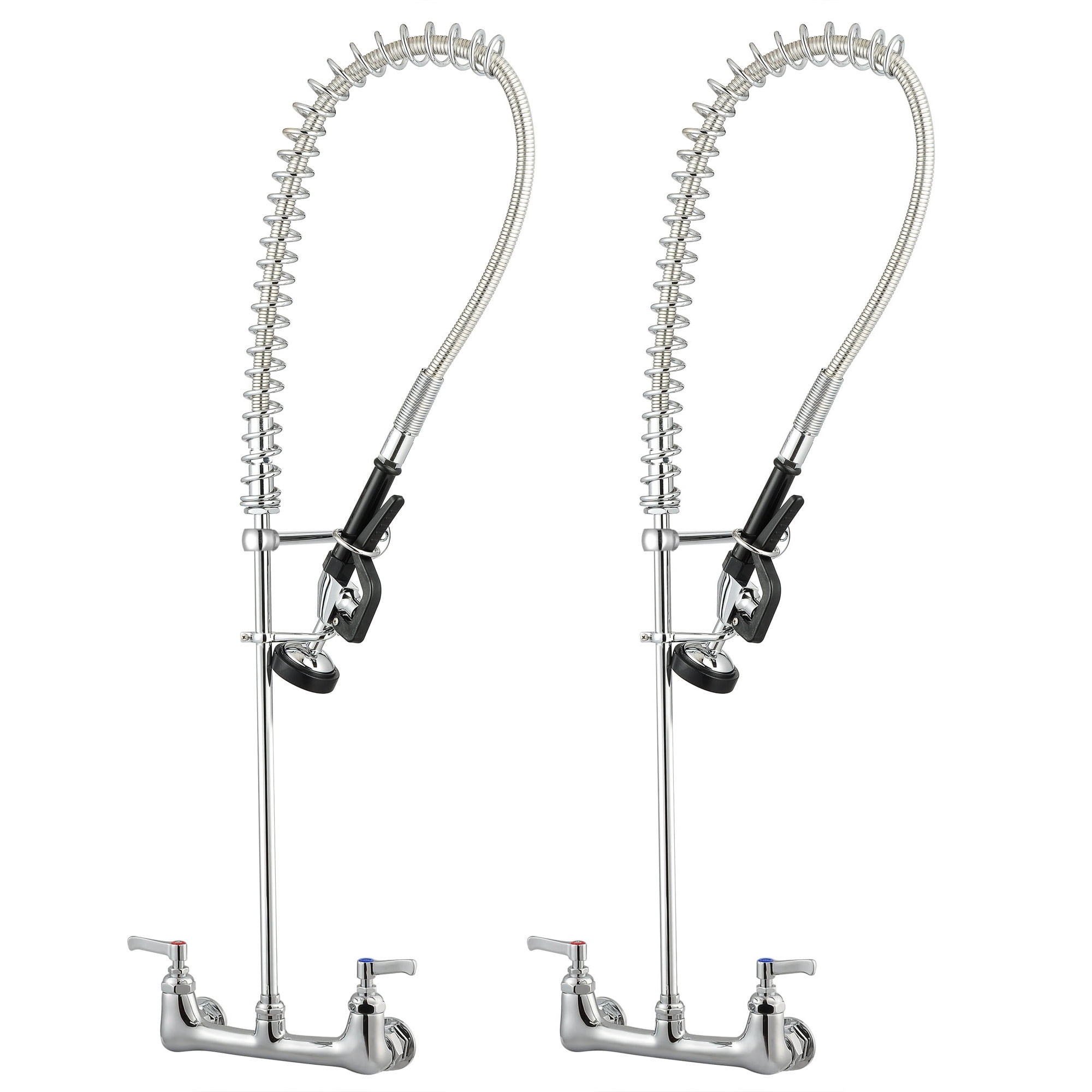 Aquaterior 2 Pack 41" Wall Mount Commercial Kitchen Pre-Rinse Faucet ...