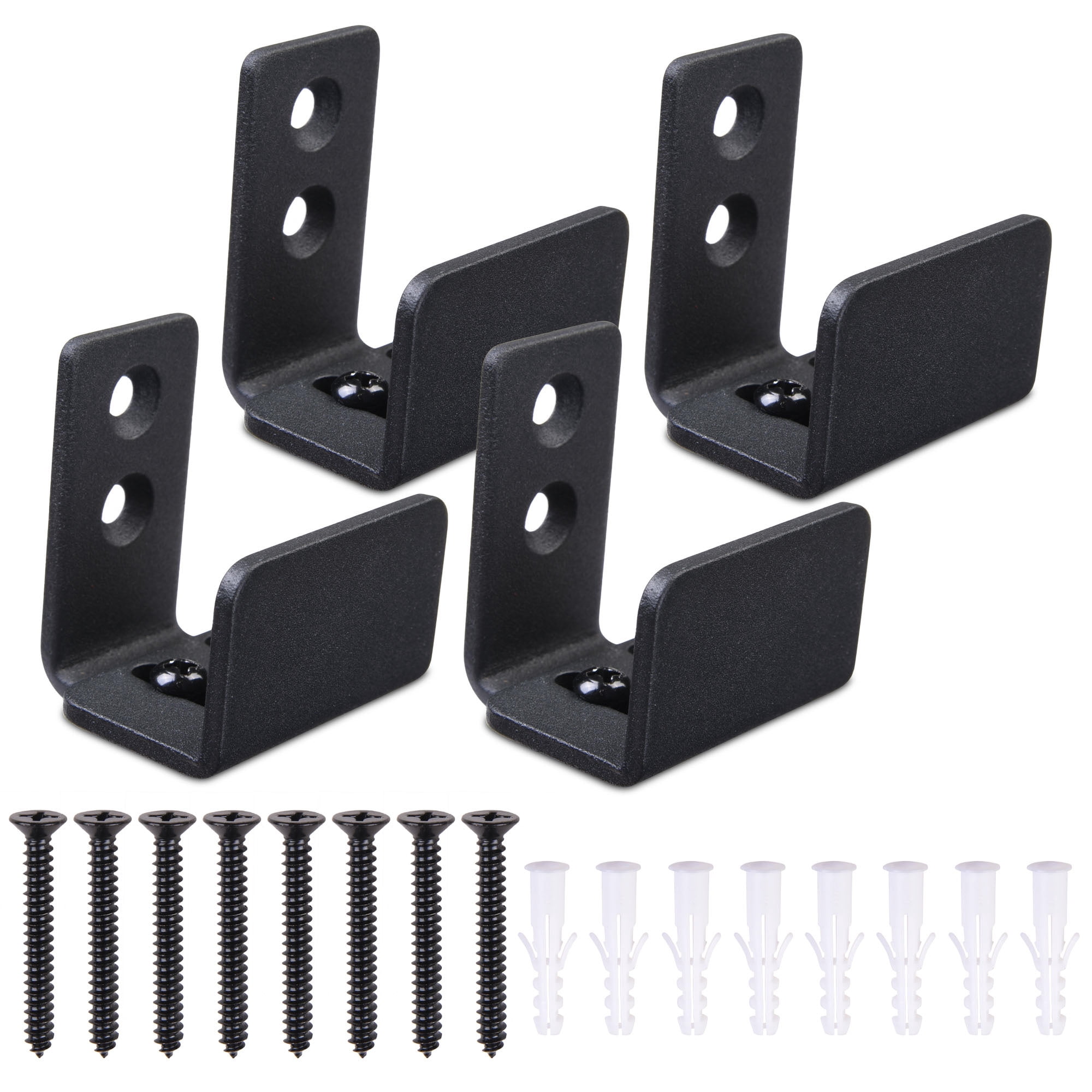 Aquaterior Adjustable Wall Mount Floor Guide Carbon Steel Sliding Barn ...