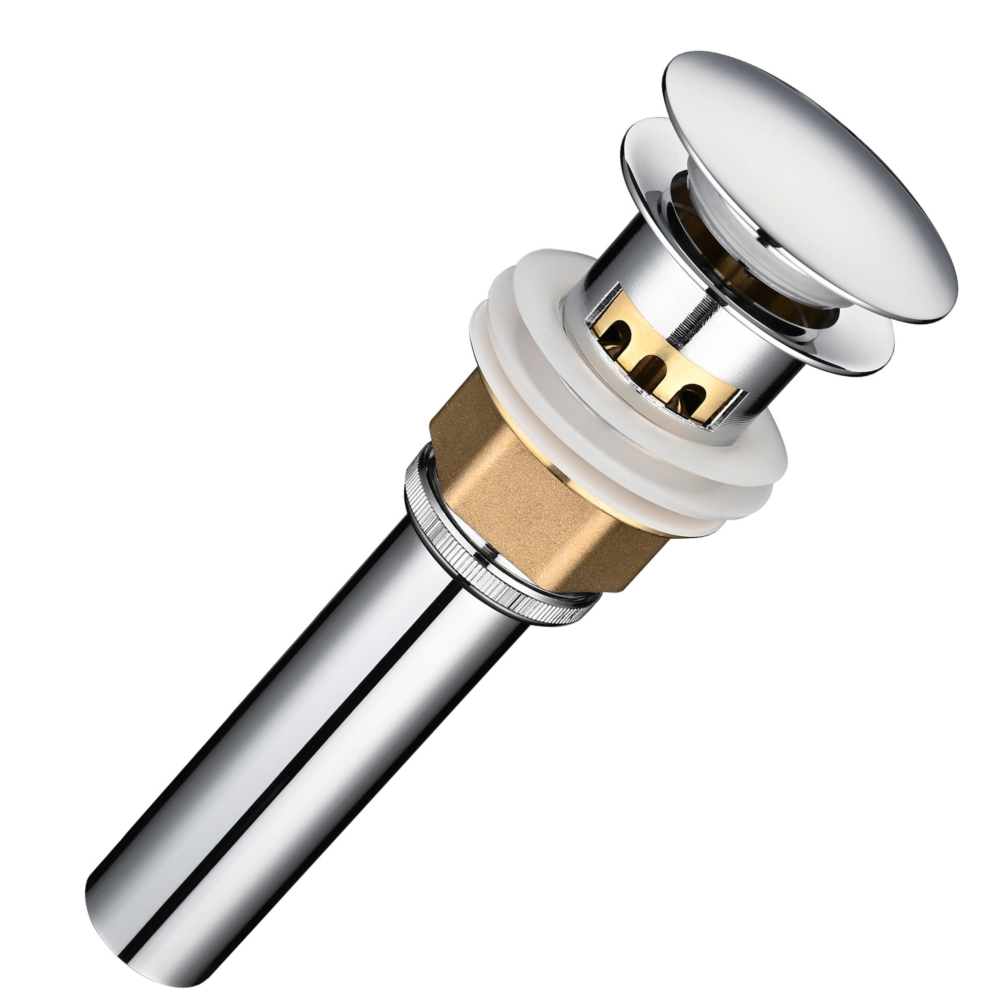 Aquaterior Bathroom Pop up Drain with Overflow Lavatory Vessel Basin ...