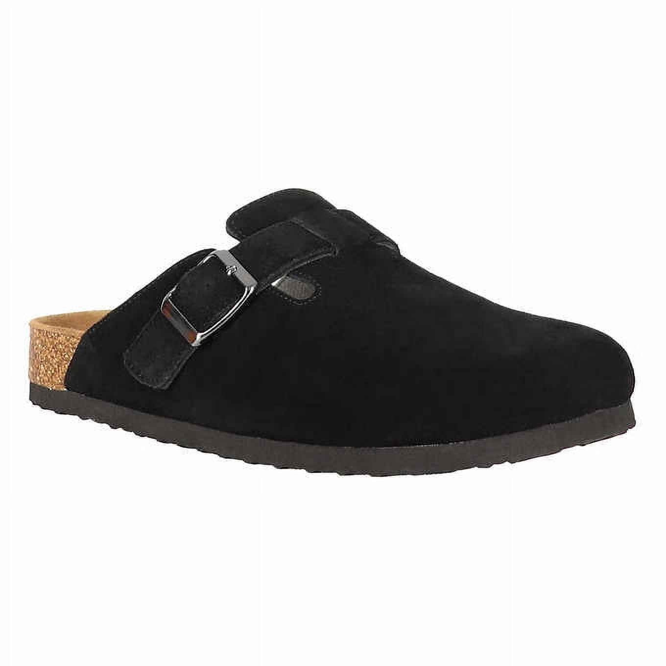 Aquatherm Ladies' Size 9 Suede Clog, Black - Walmart.com