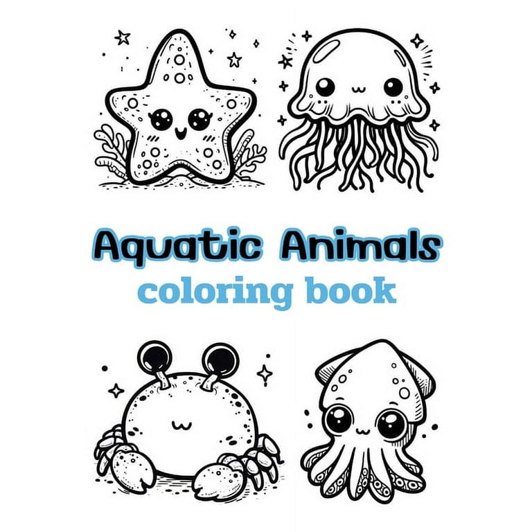 aquatic animals coloring pages printable