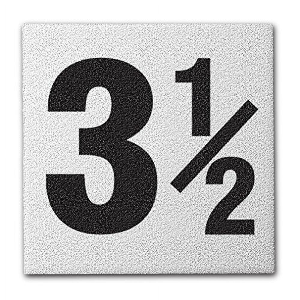 Aquatic Custom Tile - Ceramic 3 1/2FT Pool Sign Depth Marker, 5.8"x5.8 ...