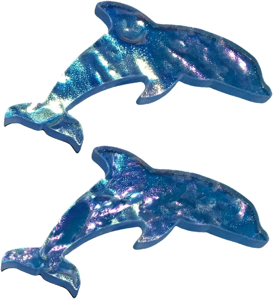 Aquatic Custom Tile Dolphin Glass Swimming Pool Step Marker Mosaic (5 ...