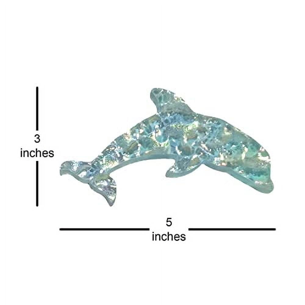 Aquatic Custom Tile Dolphin Glass Swimming Pool Step Marker Mosaic (5 ...