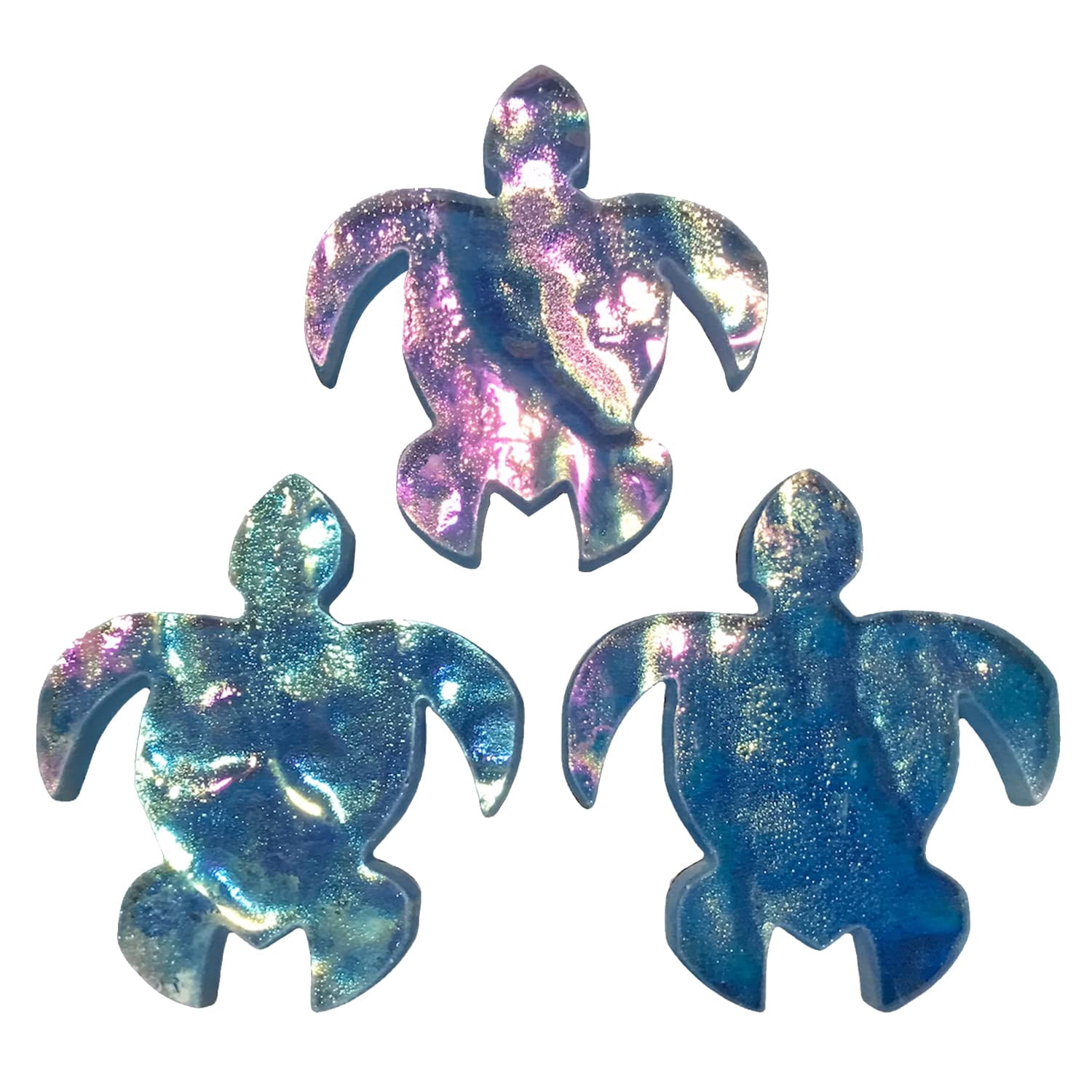 Aquatic Custom Tile Turtle Glass Swimming Pool Mosaic (3", Deep Blue ...
