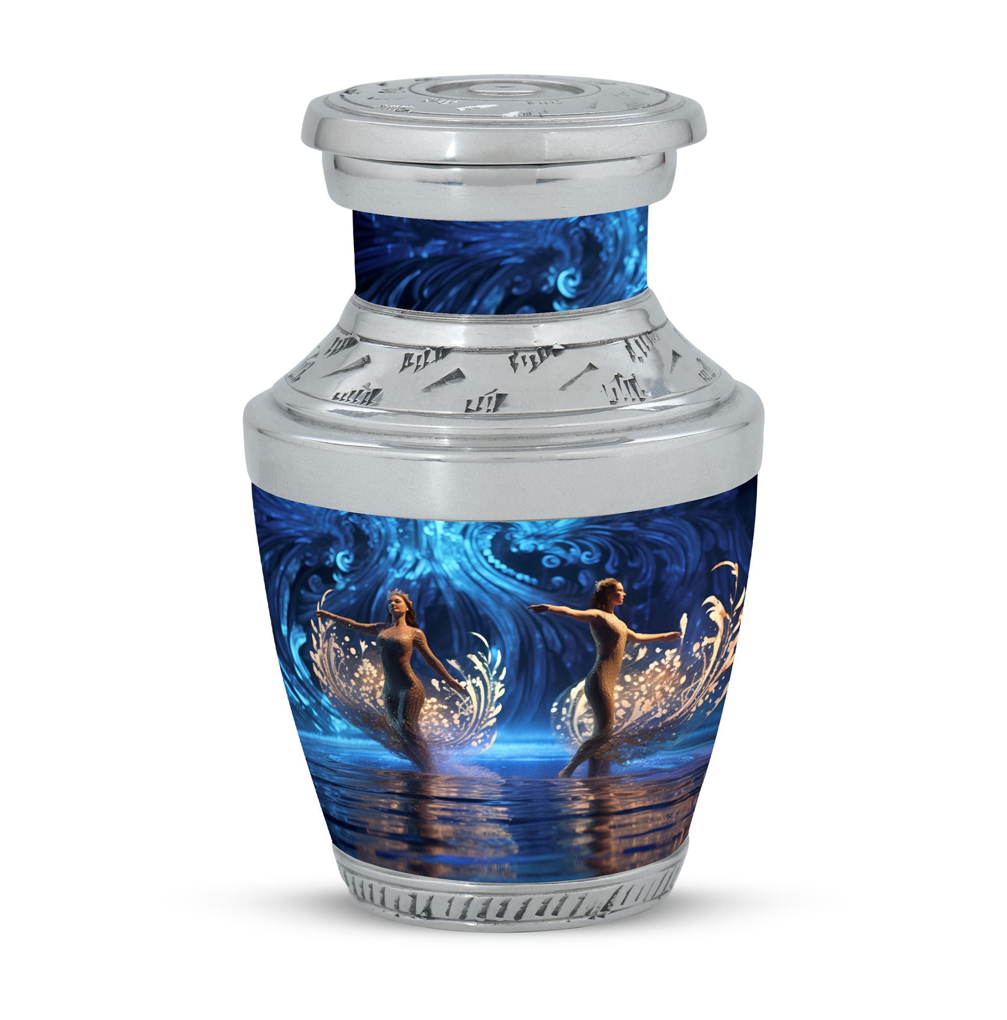 Aquatic Dance Flourish Timeless Miniature Keepsake Urns for Human Ashes ...