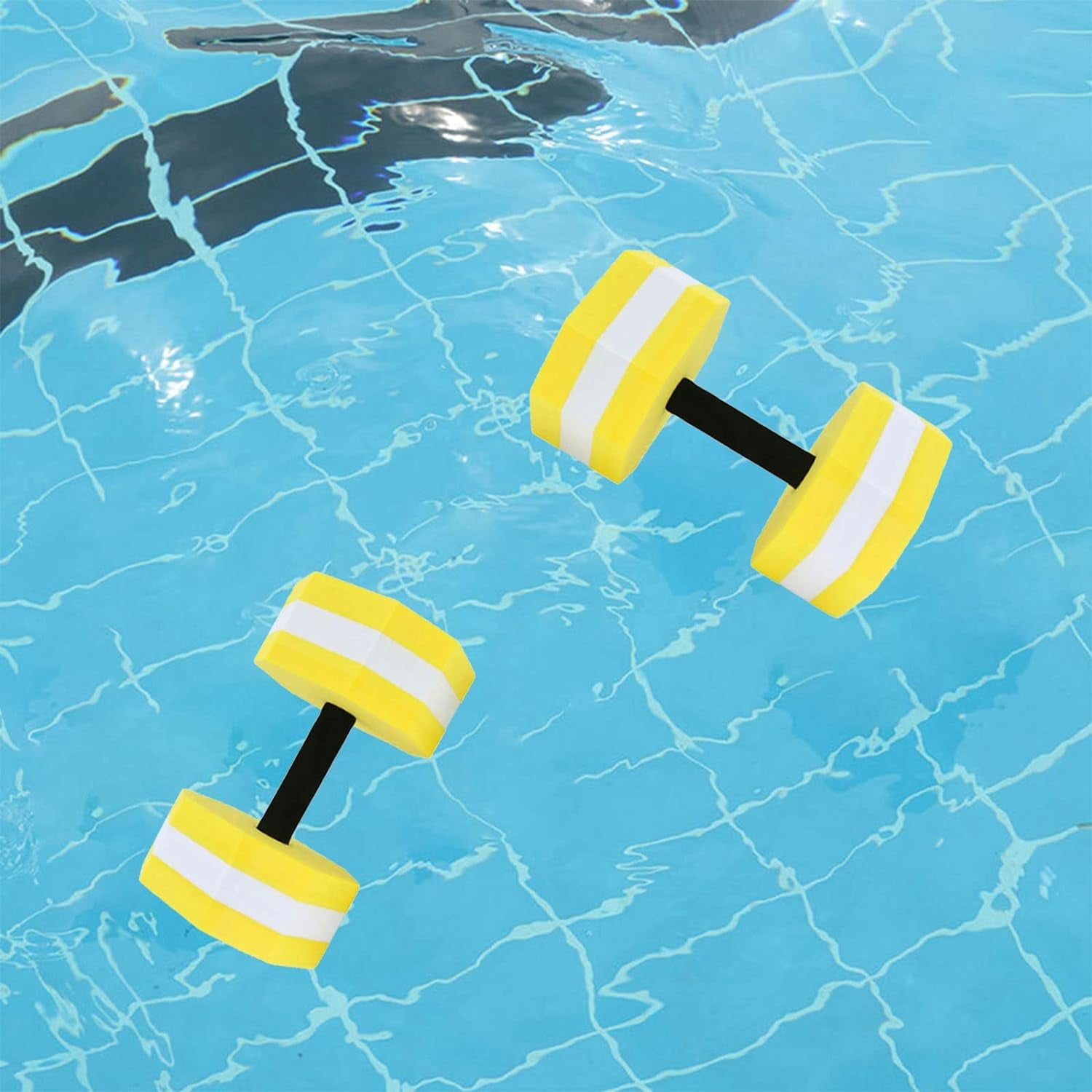 Aquatic Dumbbell Set, 2 Pcs Water Weights for Pool Exercise, Water ...