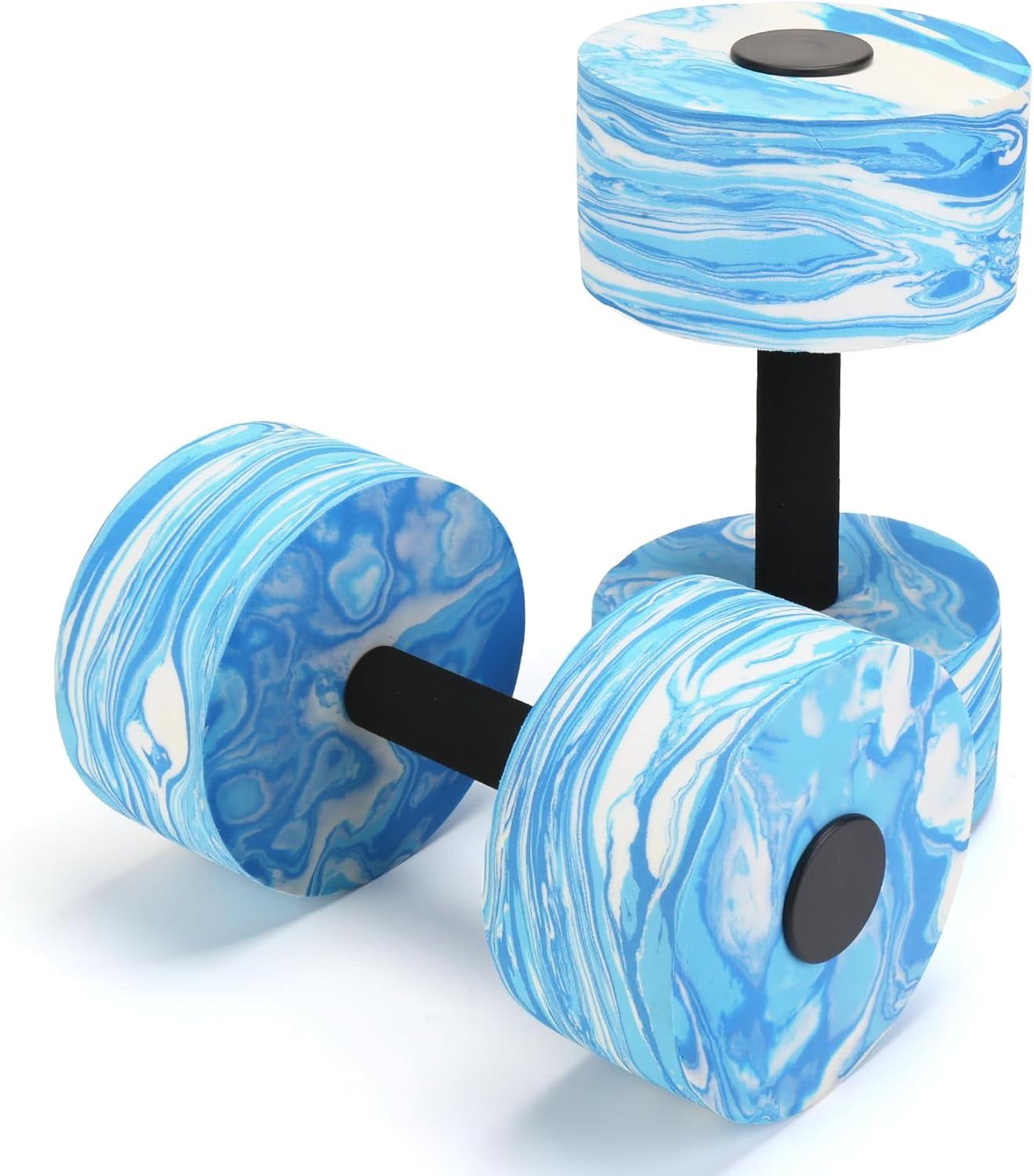 Aquatic Exercise umbbells, 2PCS Aqua Fitness Barbells, High-ensity EVA ...