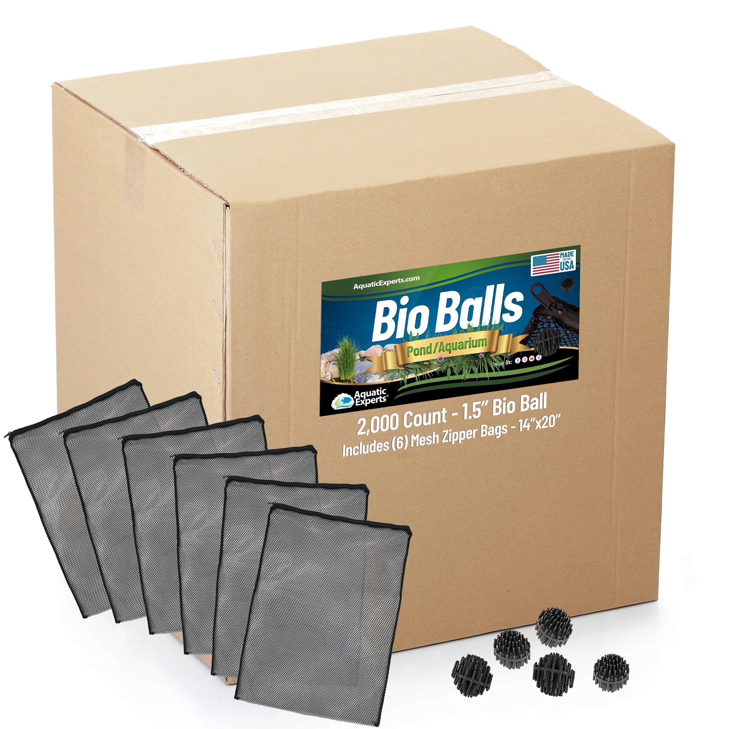 Aquatic Experts - Bio Balls Filter Media for Large Aquarium Pond ...