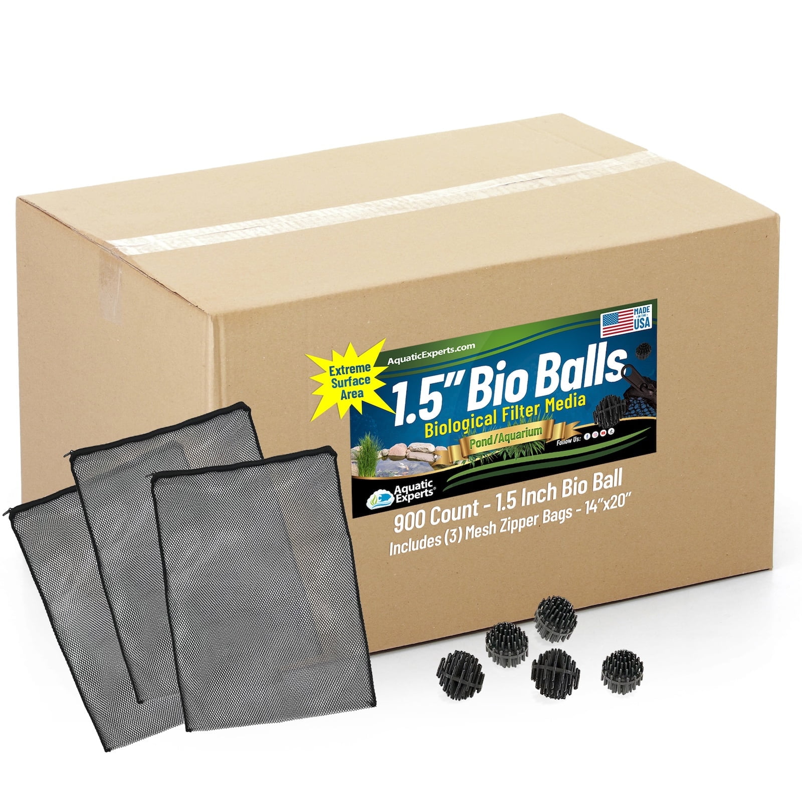 Aquatic Experts - Bio Balls Filter Media for Large Aquarium Pond ...