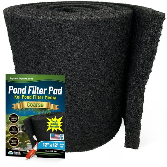 Aquatic Experts - Classic Black Pond Filter Media, Coarse Koi Pond ...